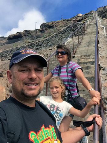 Tristan da Cunha Government News Abroad: Repetto Family on St Helena 2018